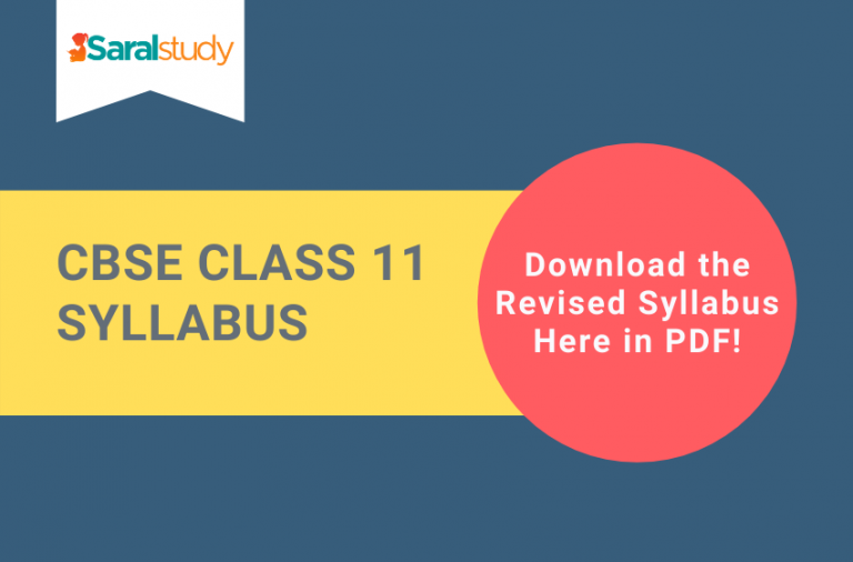 CBSE Class 11 Revised Syllabus 2020-21: Download Syllabus PDF