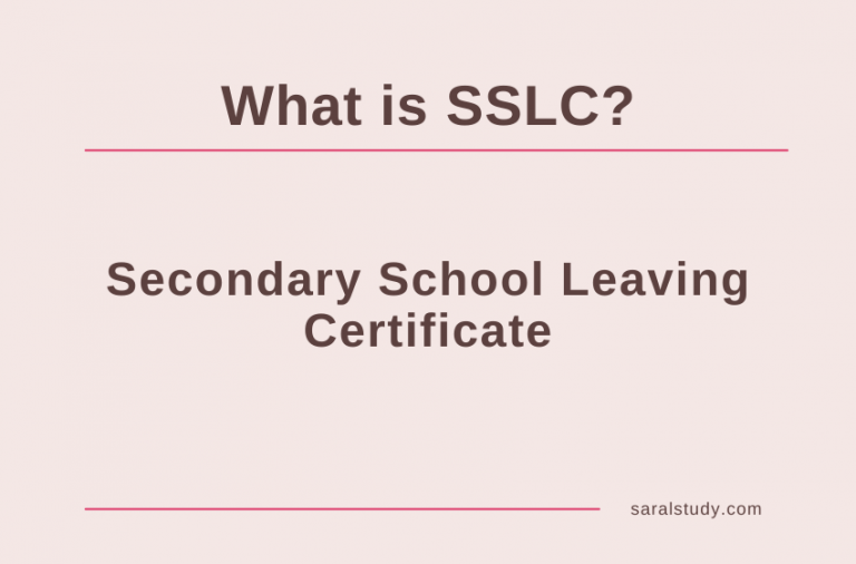 What is SSLC Certificate? Download SSLC Certificate Online