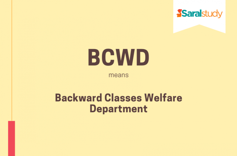 Backward Classes Welfare Department