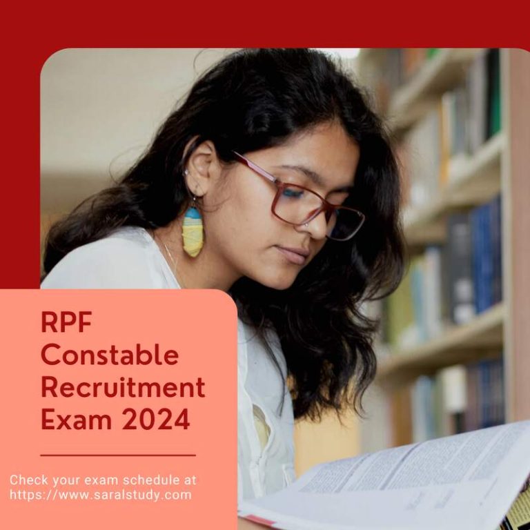 RPF Constable Recruitment Exam Date, Admit card