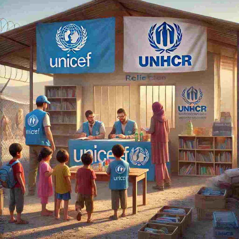 UNICEF and UNHCR Collaboration: Children of Refugee, Migrant
